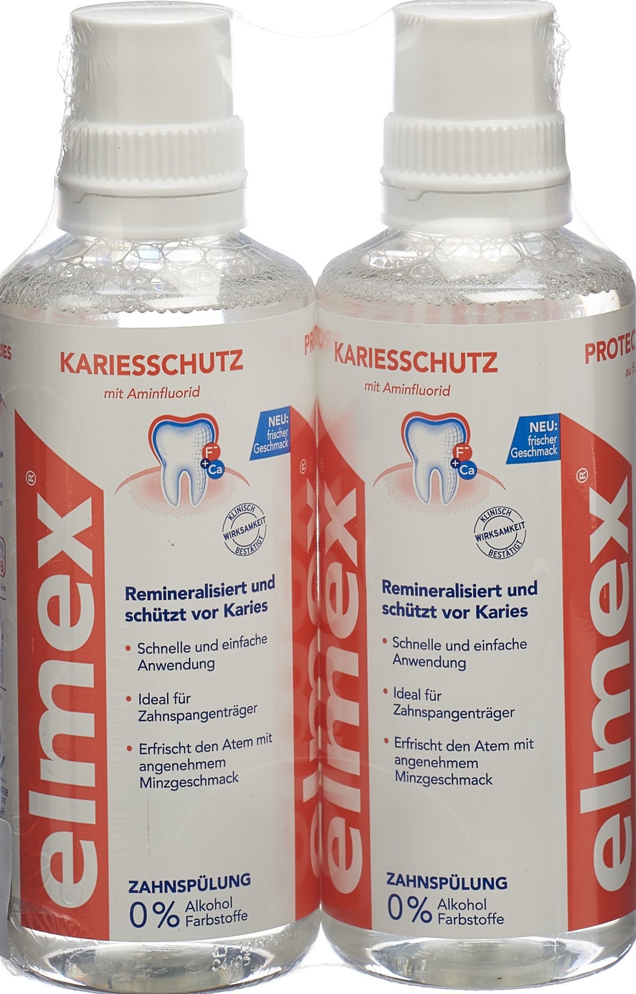 Elmex Fluorid Zahnspülung Duo 2 x 400 ml 1 Stück | Zur Rose Shop