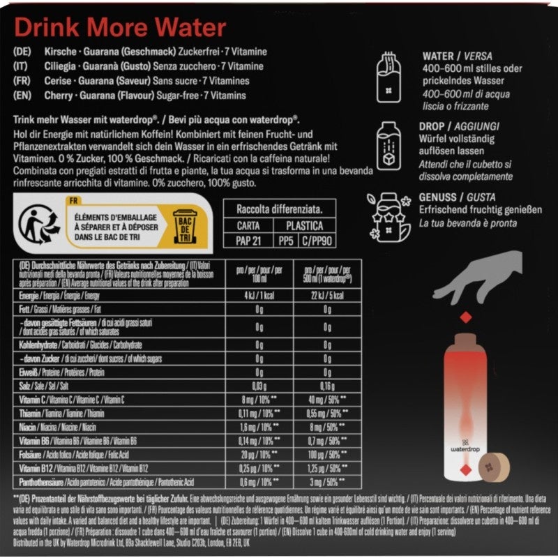 waterdrop Microenergy Cherry Boost | Zur Rose Shop