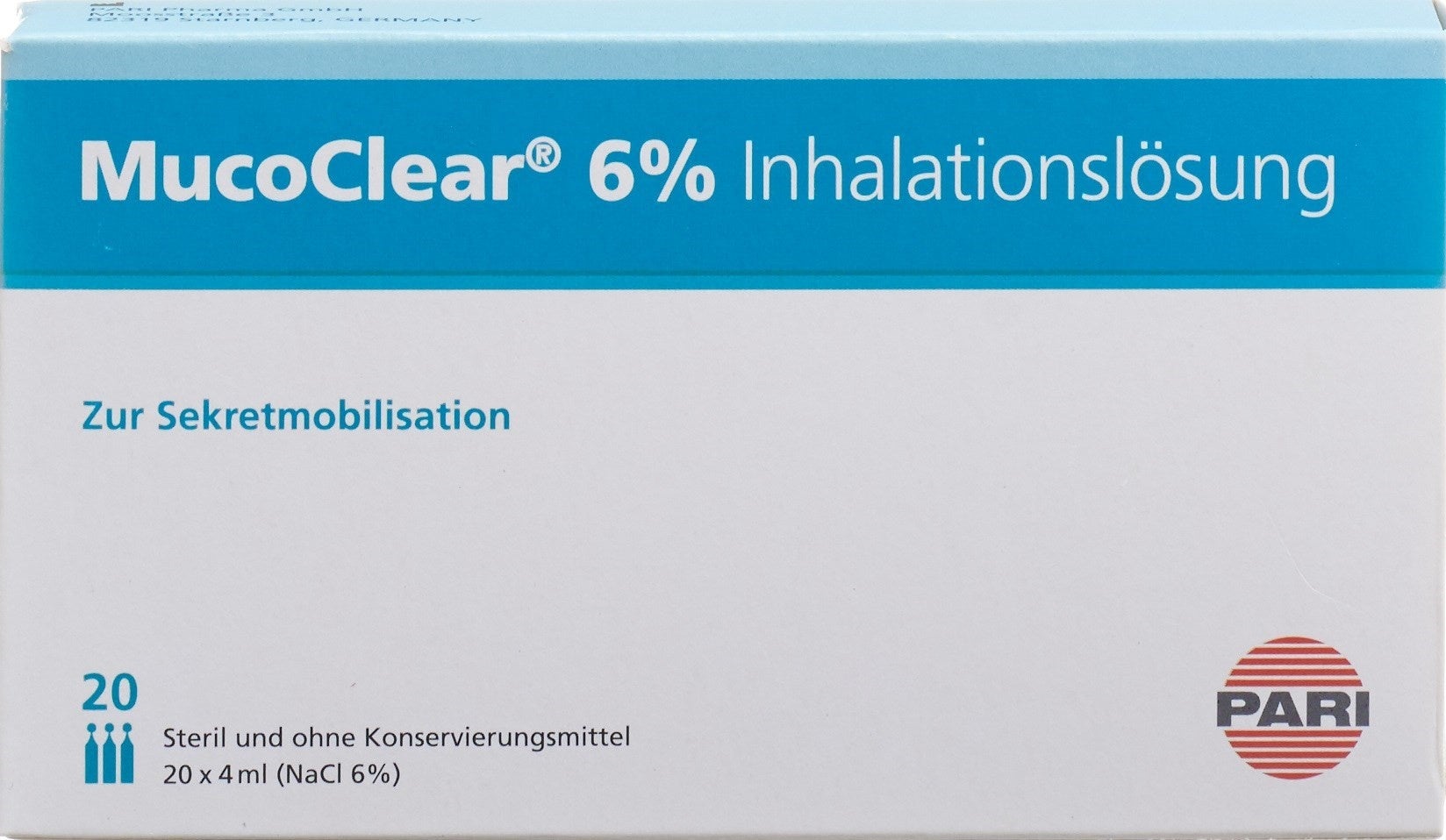 MucoClear 6 % NaCl solution inhalation 20 x 4 ml