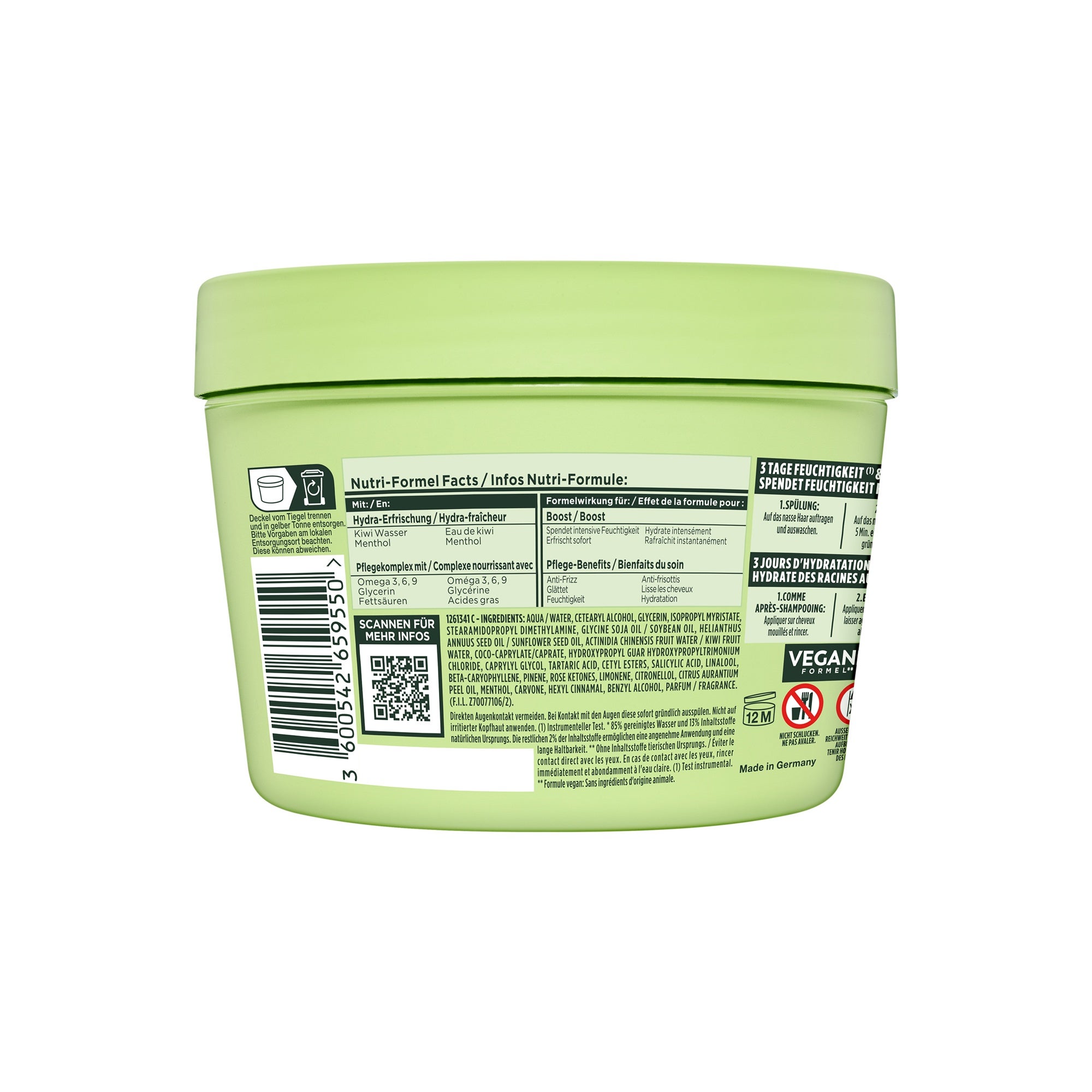 GARNIER Fructis - Hair Food Multi-Use Haarmaske Kiwi Menthol | Zur Rose ...
